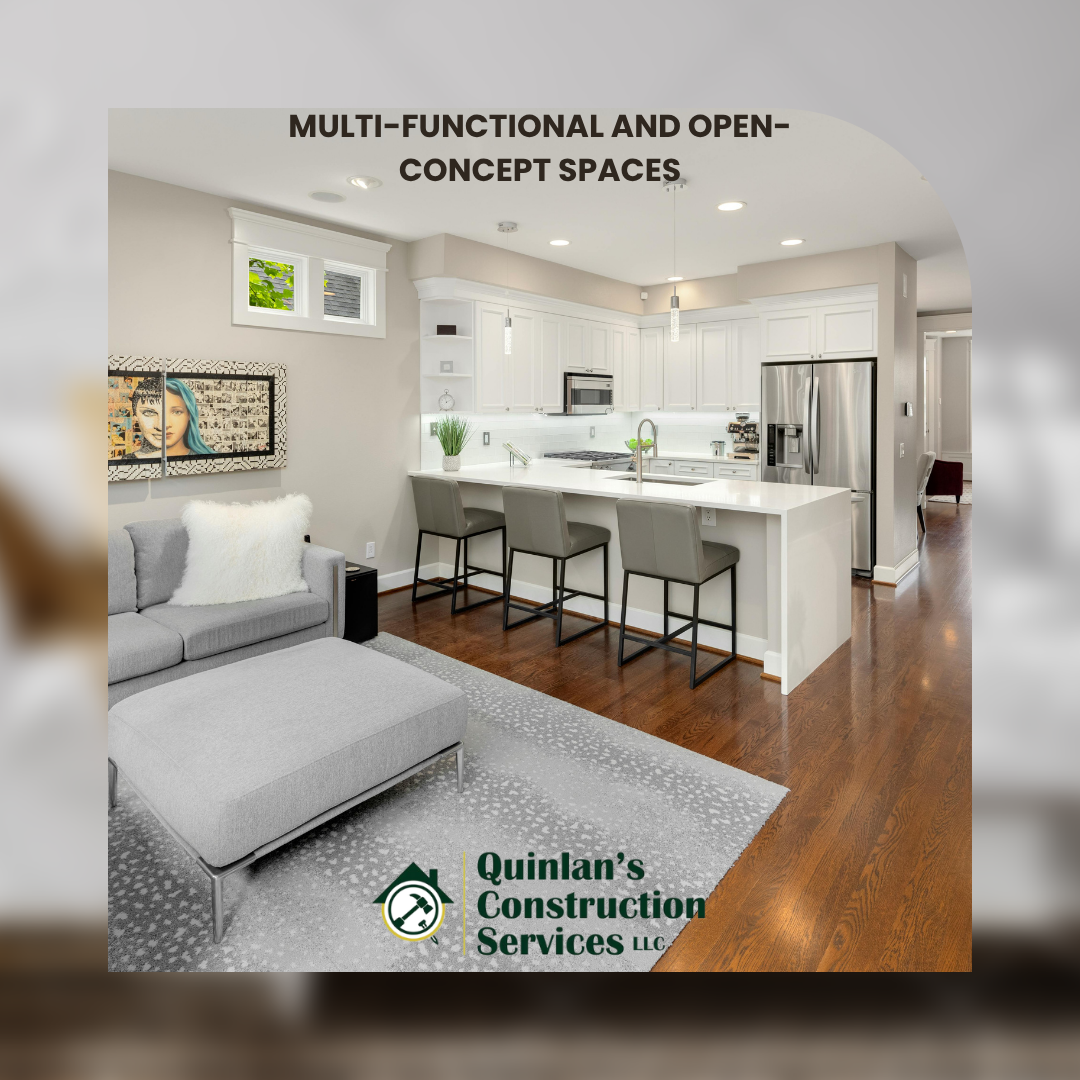 Multi-Functional and Open-Concept Spaces - Quinalan's Construction Services